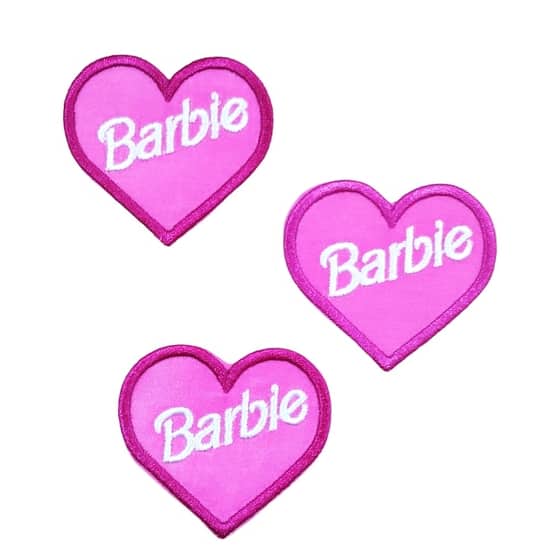 APLICACION BORDADA BARBIE CORAZON 50 MM (6) - Productos - Mercería ...