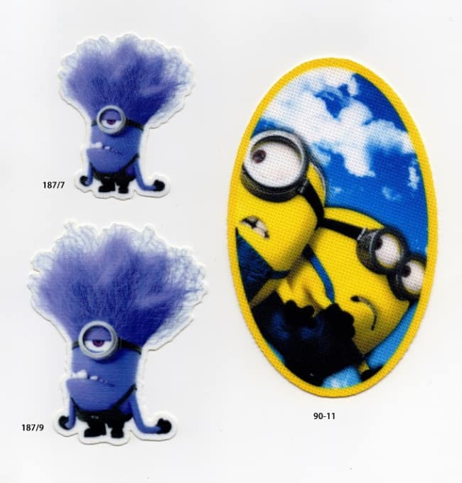 Aplicación Estampada Minion Violeta Grande (6) - Productos - Mercería ...